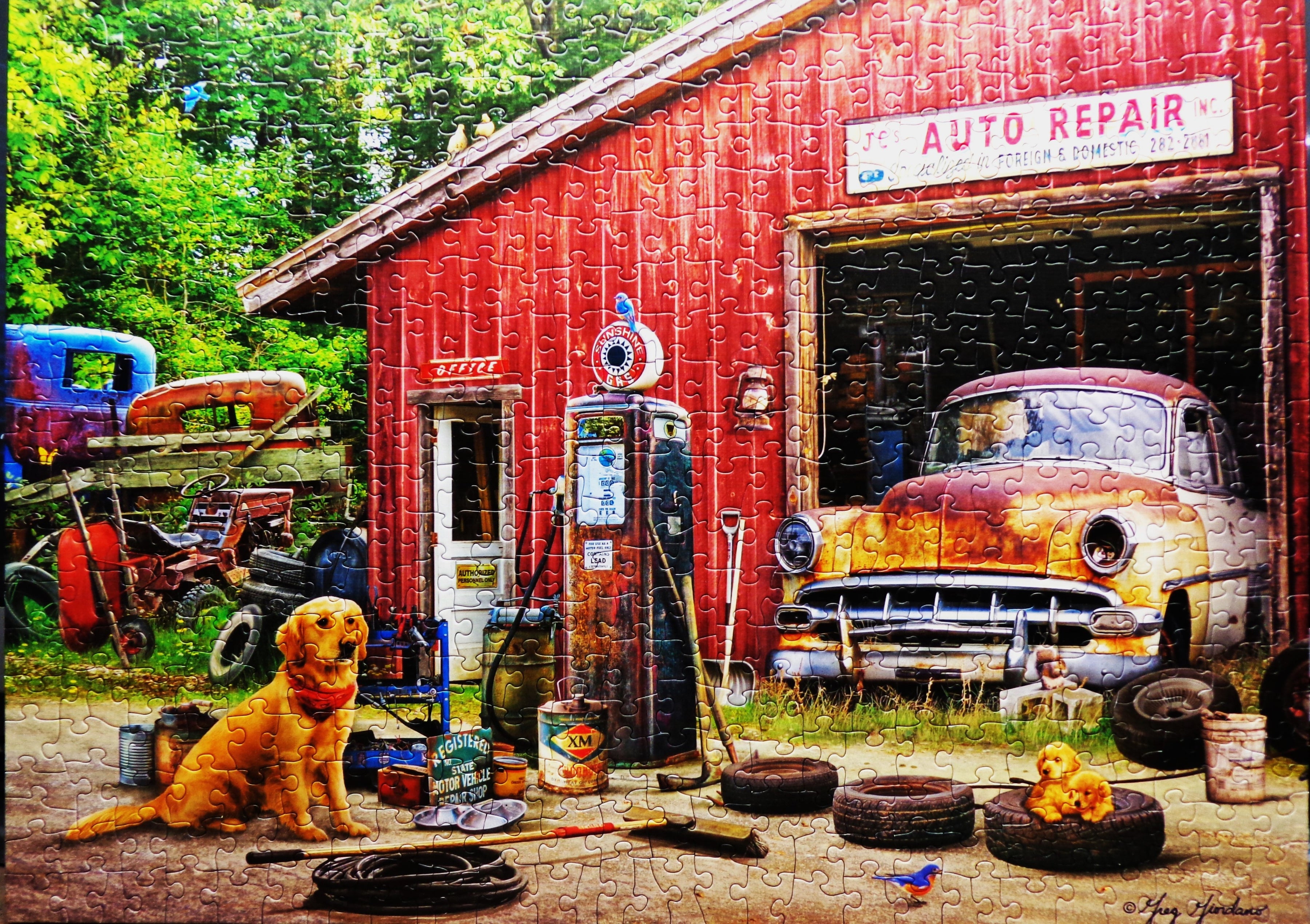 Auto Repair - New Puzzle Sparks Memory of a New Life — USA Cobble Hill ...