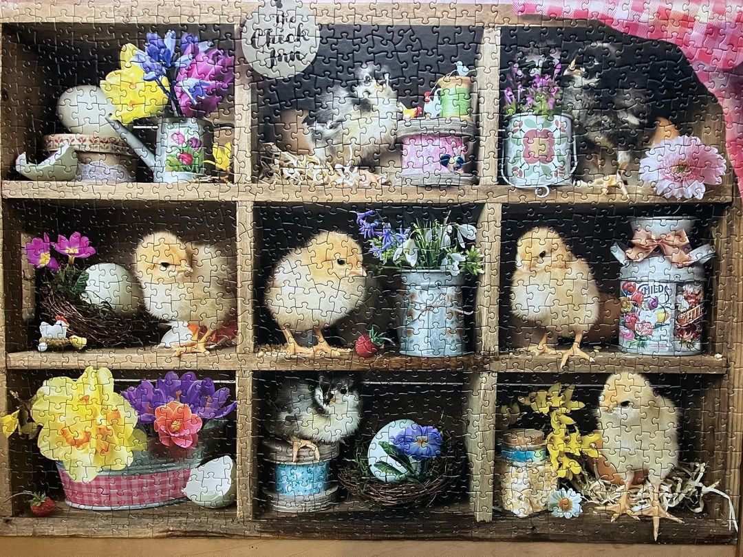 Celebrate Easter with This Adorable Chick Inn Puzzle — USA Cobble Hill ...