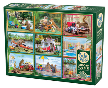 Squirrels on Vacation | 1000 Piece - Cobble Hill Puzzles — USA Cobble ...