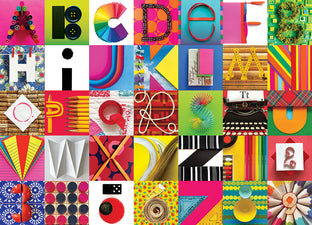Found Alphabet | 1000 Piece - Cobble Hill Puzzles — USA Cobble Hill Puzzles