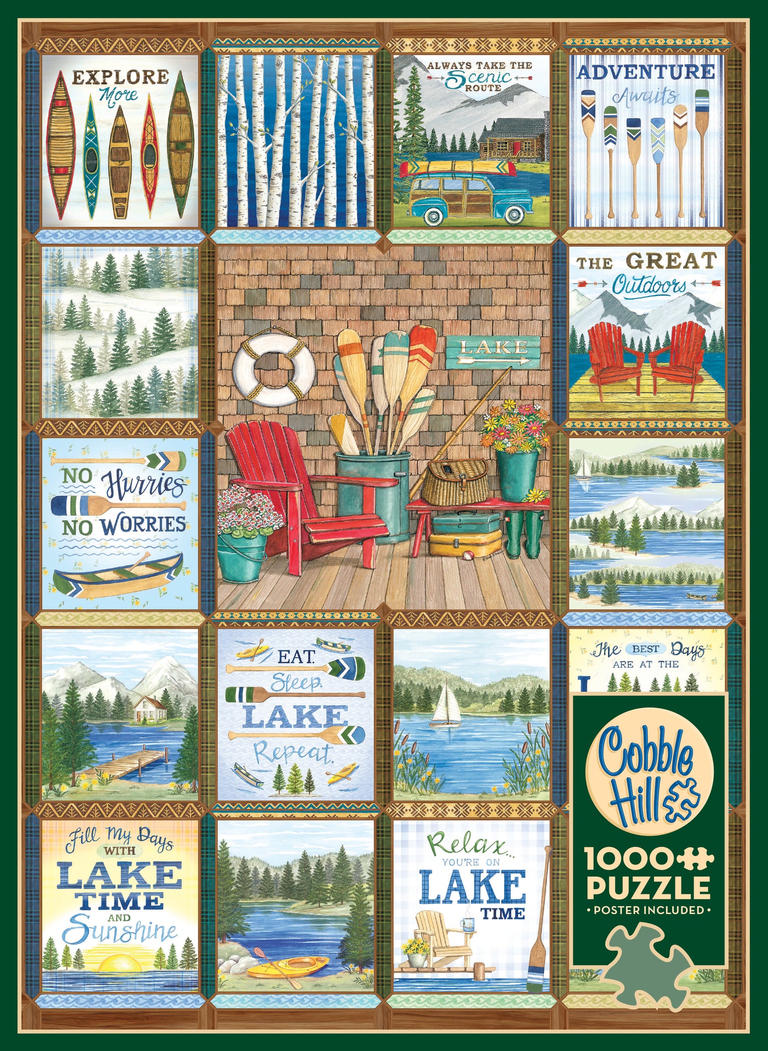 Lake Country | 1000 Piece - Cobble Hill Puzzles — USA Cobble Hill Puzzles