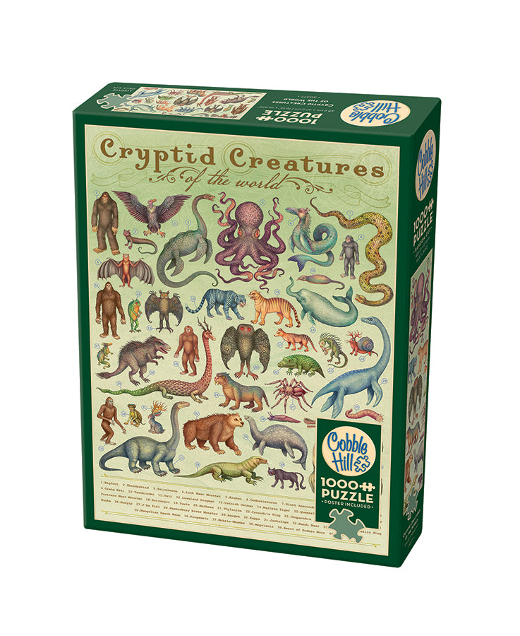 Cryptid Creatures | 1000 Piece — USA Cobble Hill Puzzles