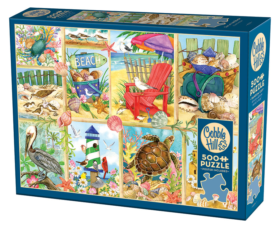 Day at the Beach | 500 Piece - Cobble Hill Puzzles — USA Cobble Hill ...
