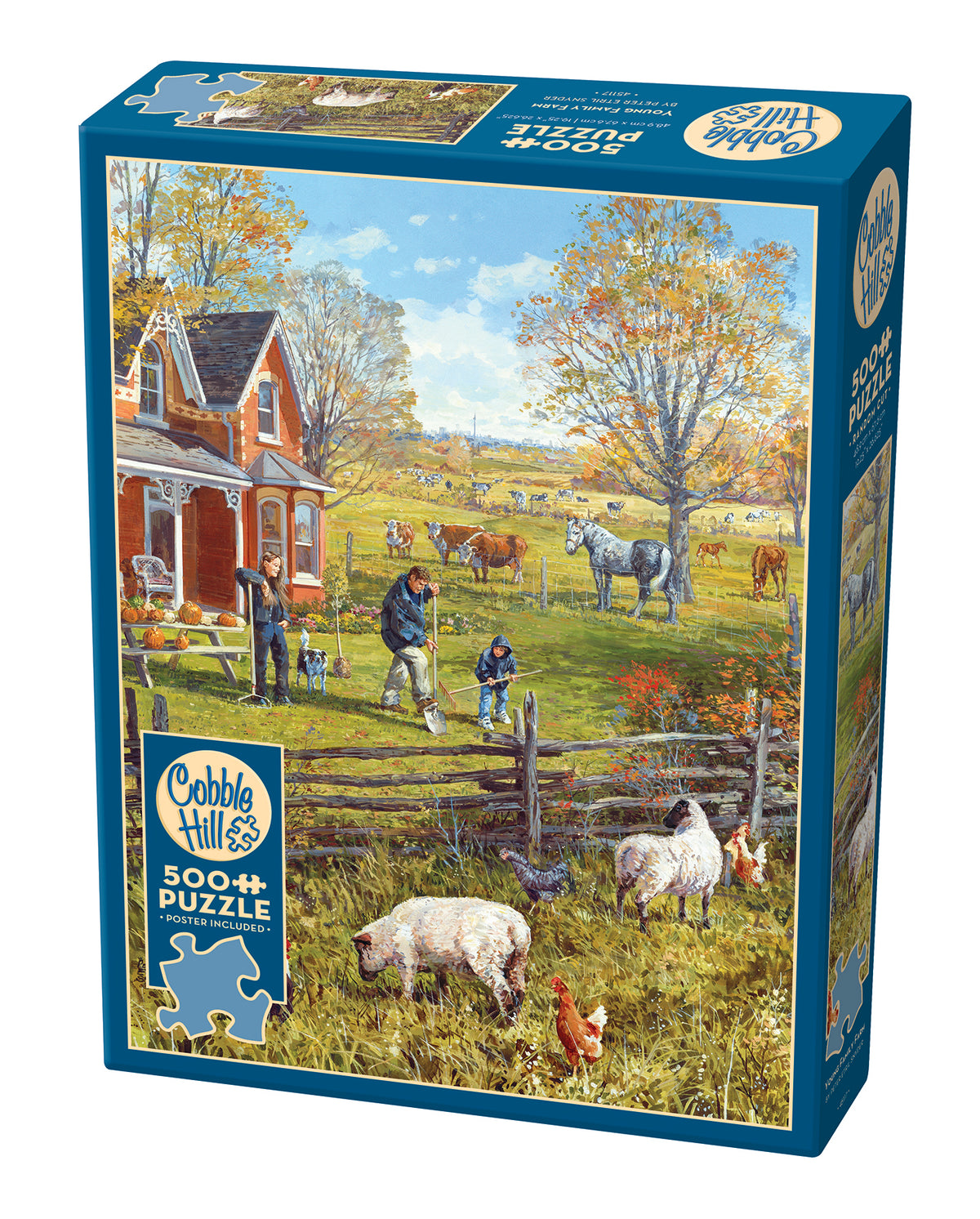 Young Family Farm | 500 Piece - Cobble Hill Puzzles — USA Cobble Hill ...
