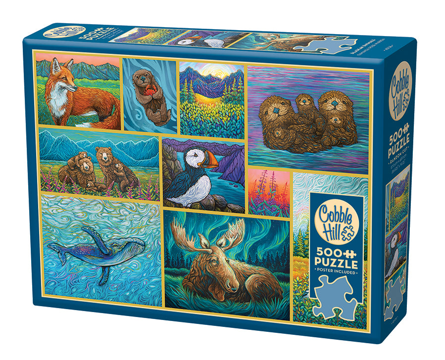 Alaskan Animals | 500 Piece | 45136 | Cobble Hill Puzzles Official ...