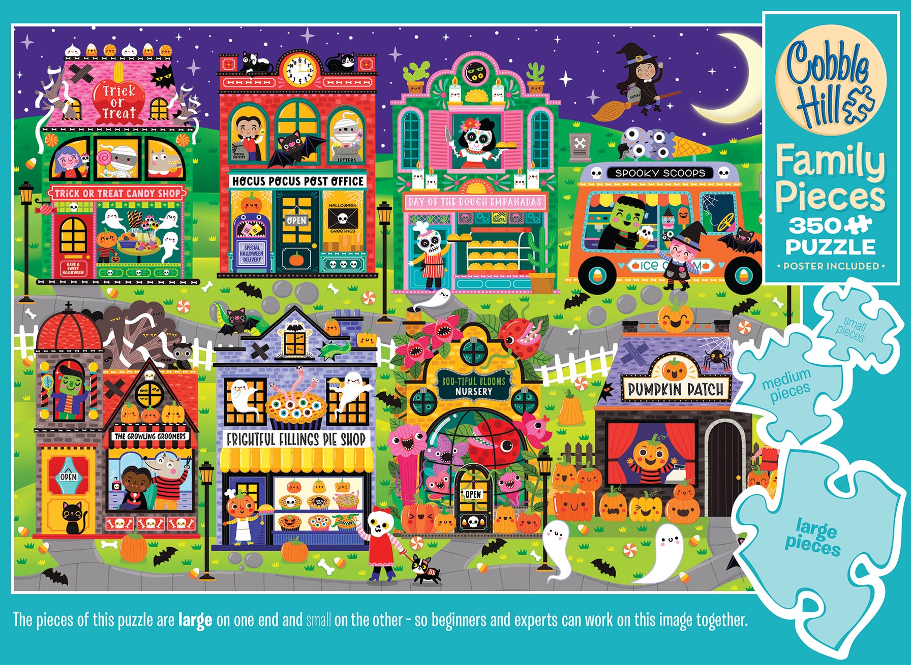 Boo Town | Family Pieces 350 - Cobble Hill Puzzles — USA Cobble Hill ...
