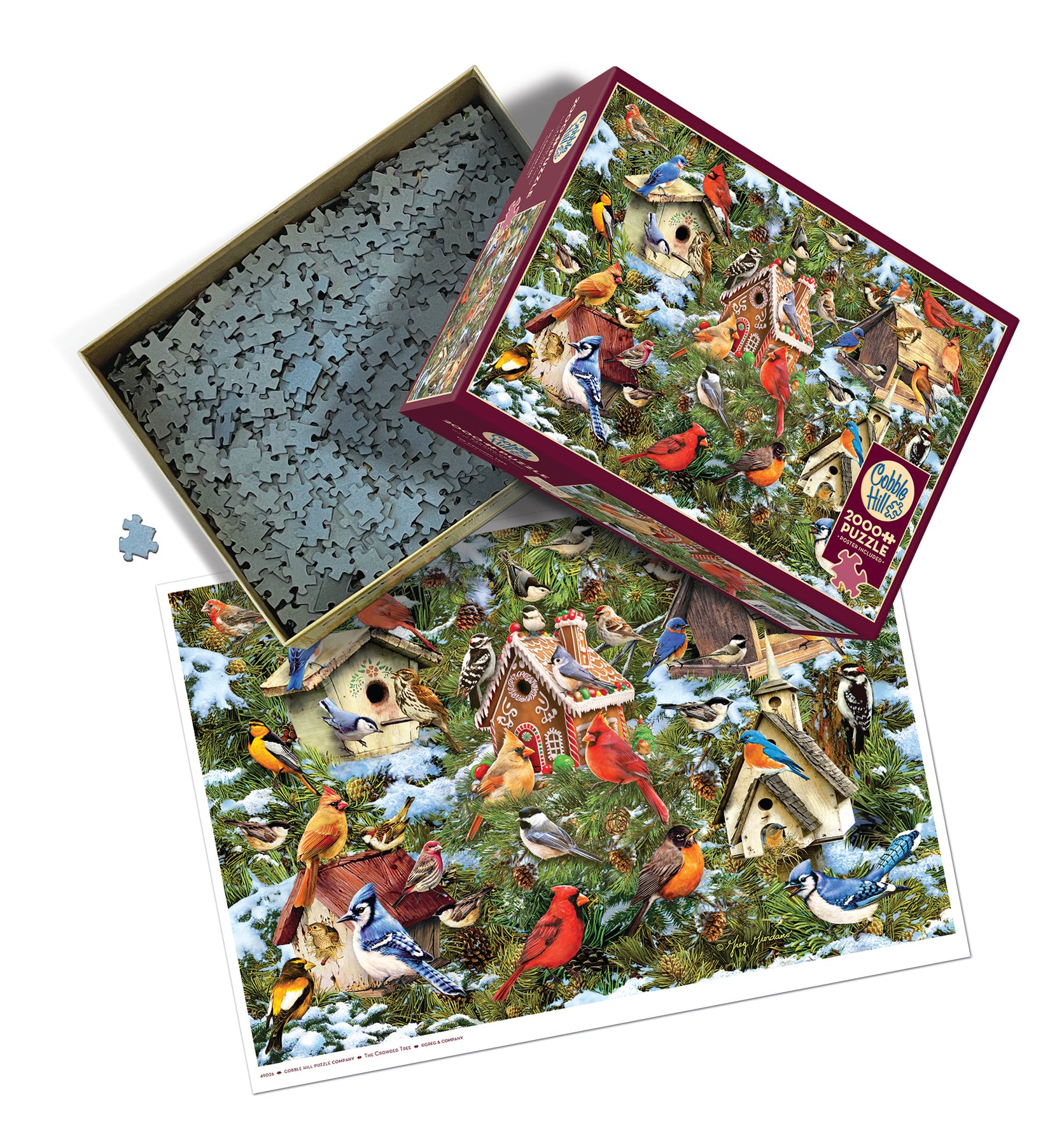 The Crowded Tree | 2000 Piece — USA Cobble Hill Puzzles