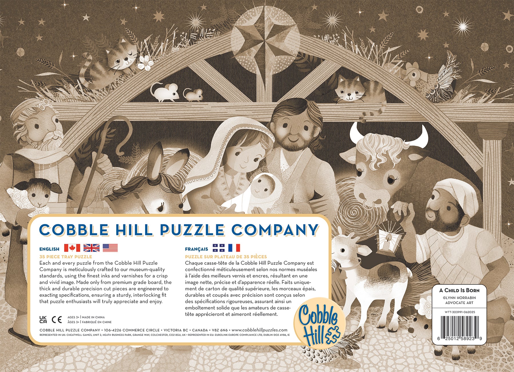 A Child is Born | 35 Piece Tray - Cobble Hill Puzzles — USA Cobble Hill ...