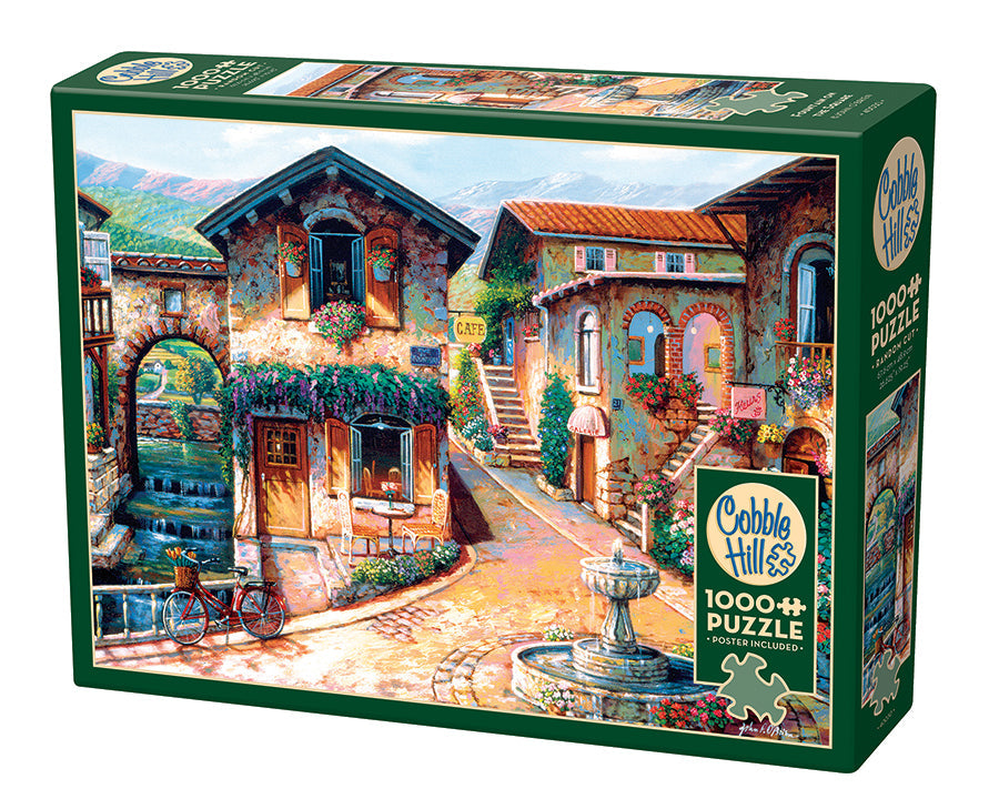 Fountain on the Square | 1000 Piece - Cobble Hill Puzzles — USA Cobble ...