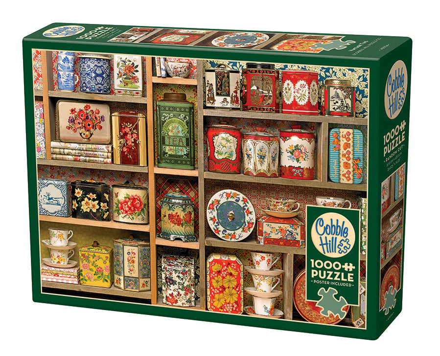 Vintage Tins | 1000 Piece - Cobble Hill Puzzles — USA Cobble Hill Puzzles