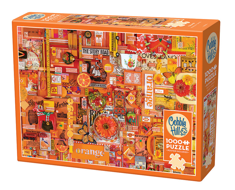 Orange | 1000 Piece - Cobble Hill Puzzles — USA Cobble Hill Puzzles