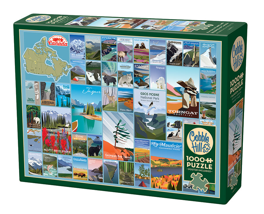 National Parks and Reserves of Canada | 1000 Piece - Cobble Hill ...