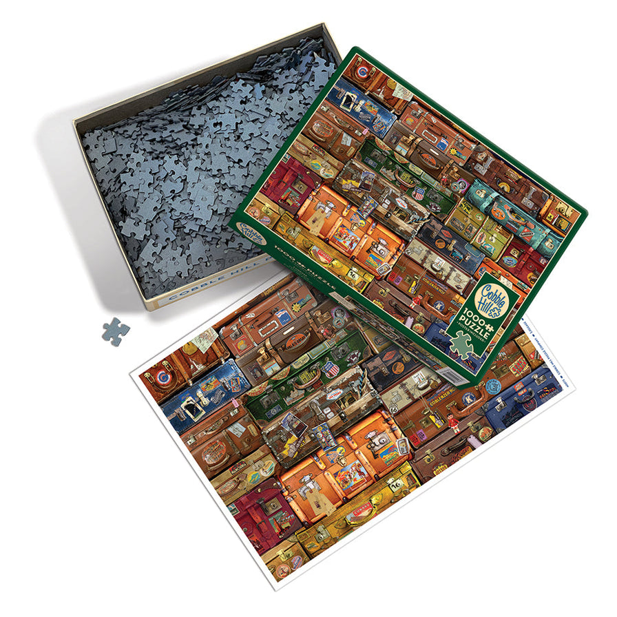 Luggage | 1000 Piece - Cobble Hill Puzzles — USA Cobble Hill Puzzles