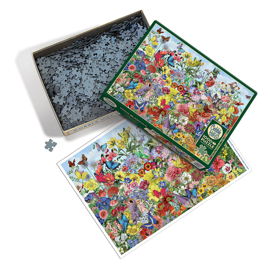 Butterfly Garden | 1000 Piece - Cobble Hill Puzzles — USA Cobble Hill ...