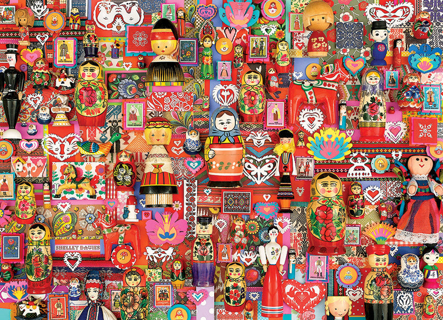 Collage - Busy — USA Cobble Hill Puzzles