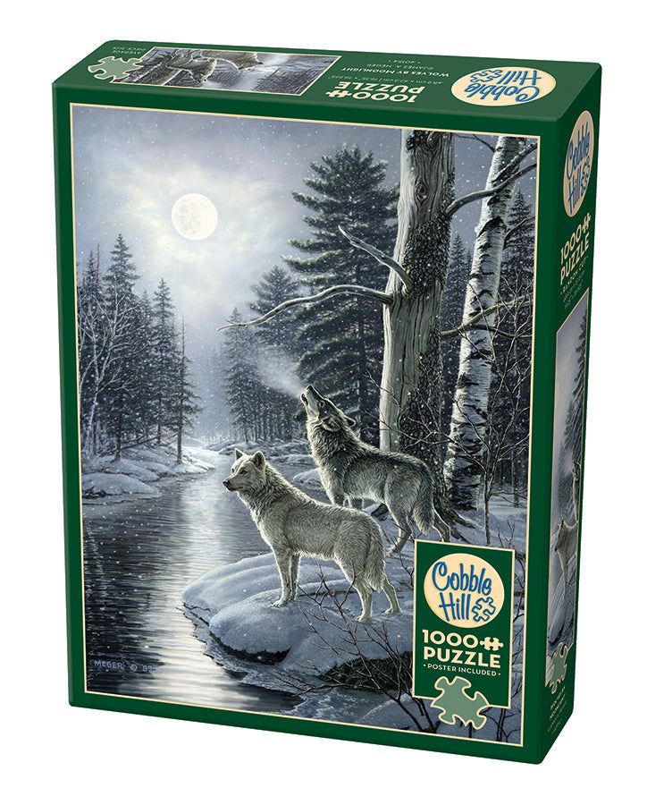 Wolves by Moonlight | 1000 Piece - Cobble Hill Puzzles — USA Cobble ...