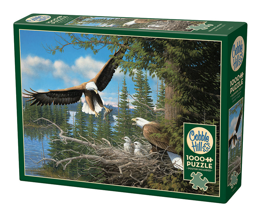 Nesting Eagles | 1000 Piece - Cobble Hill Puzzles — USA Cobble Hill Puzzles