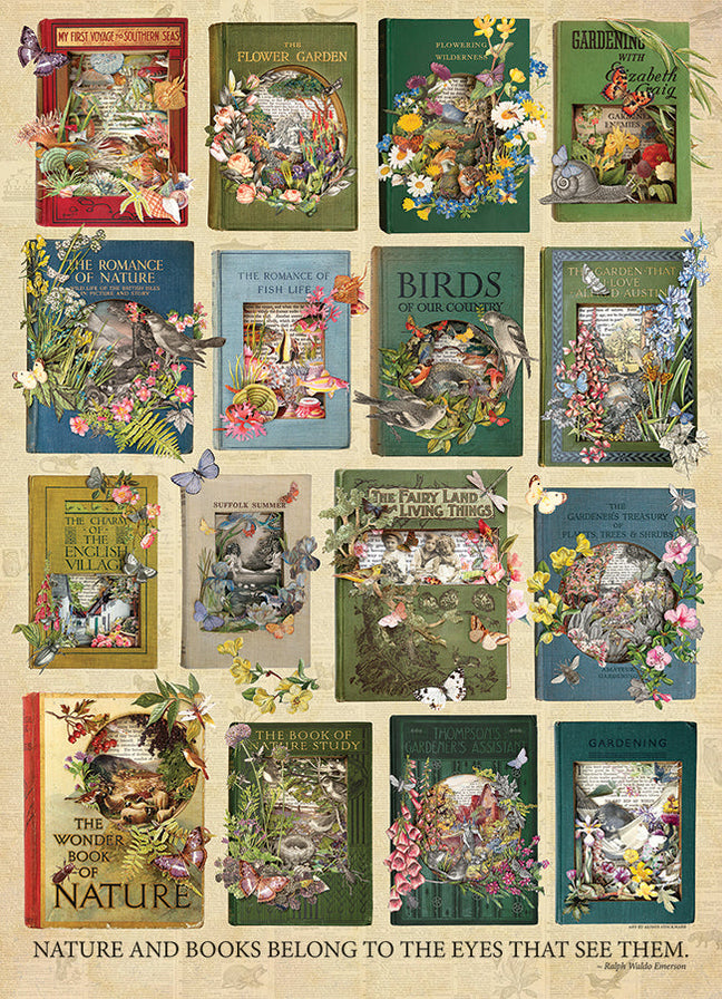 The Nature of Books | 1000 Piece - Cobble Hill Puzzles — USA Cobble ...