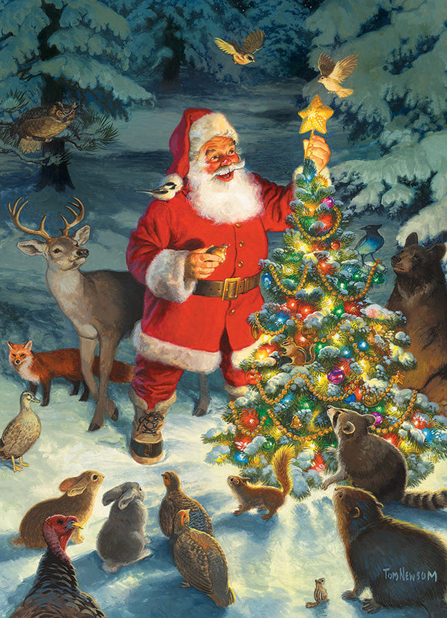 Santa's Tree | 1000 Piece - Cobble Hill Puzzles — USA Cobble Hill Puzzles