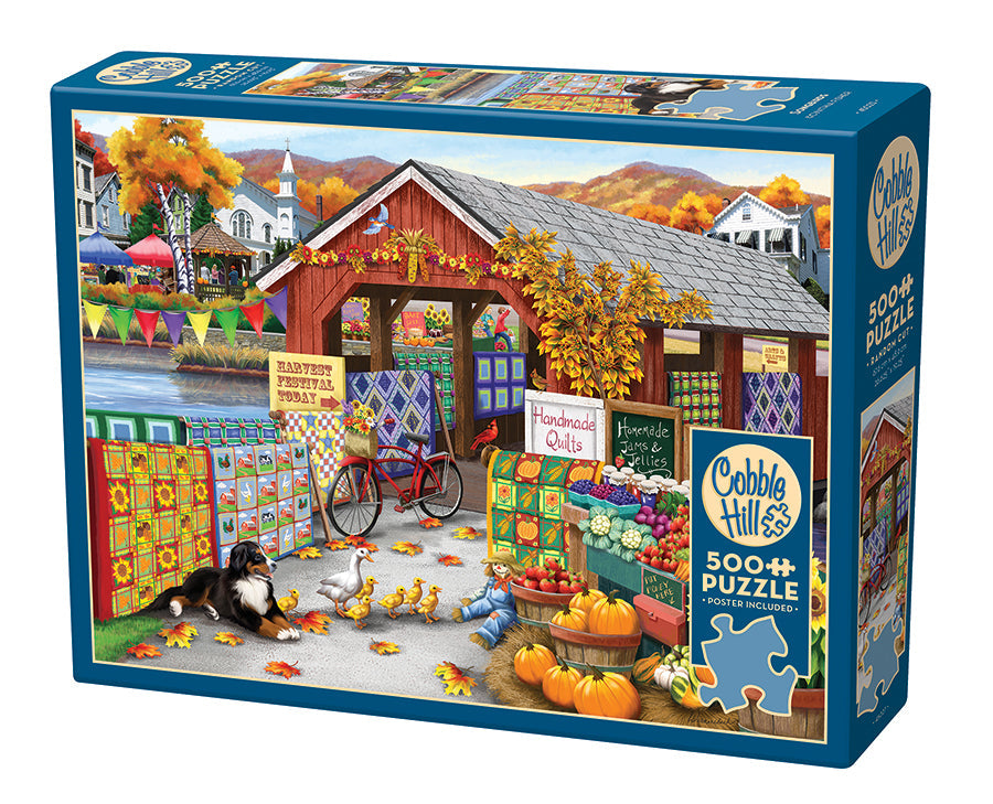 Harvest Festival | 500 Piece - Cobble Hill Puzzles — USA Cobble Hill ...