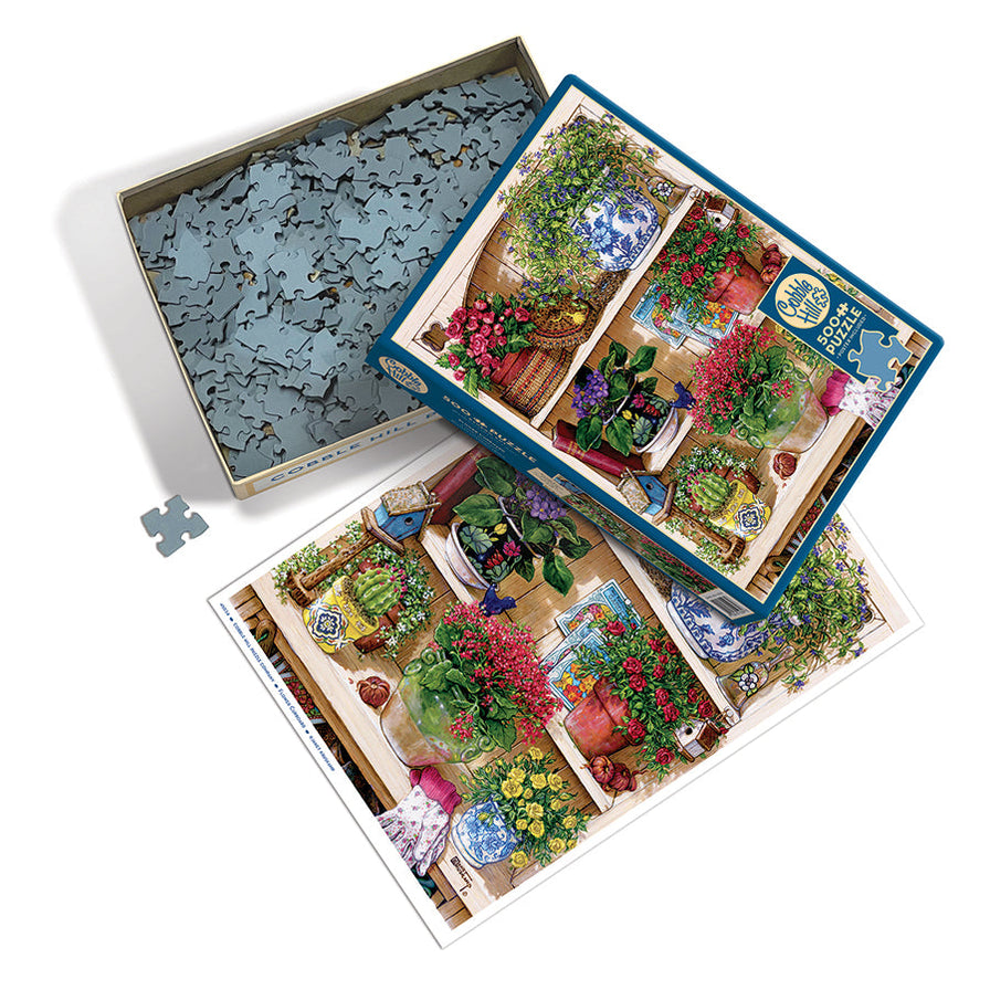 Flower Cupboard | 500 Piece - Cobble Hill Puzzles — USA Cobble Hill Puzzles