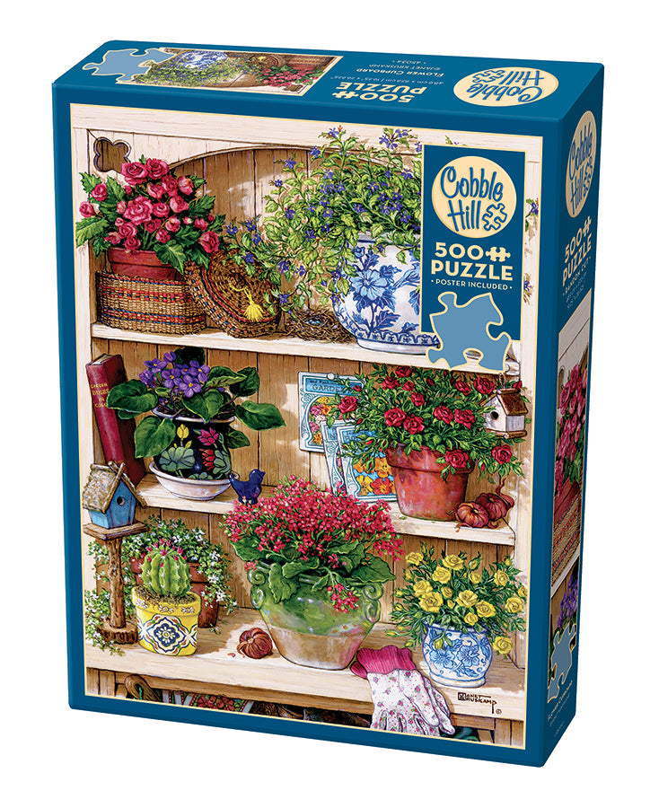 Flower Cupboard | 500 Piece - Cobble Hill Puzzles — USA Cobble Hill Puzzles