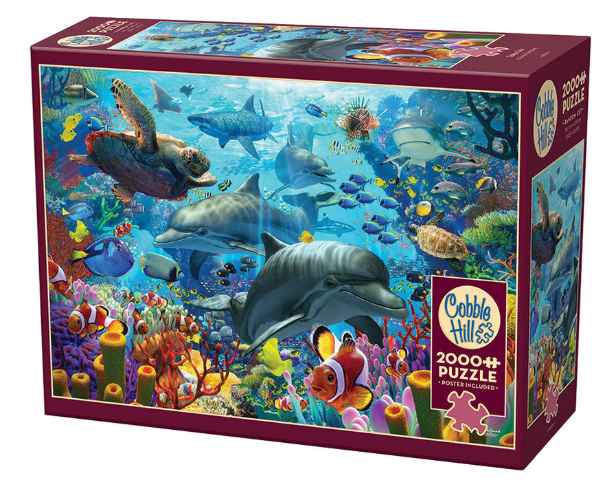 Coral Sea | 2000 Piece - Cobble Hill Puzzles — USA Cobble Hill Puzzles